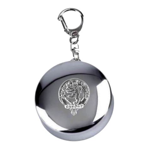 Brown Scottish Clan Crest Folding Cup Key Chain Etsy