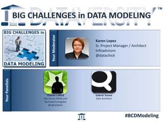 Big Challenges In Data Modeling Data Modeling Is Dead Long Live Data Modeling PPT