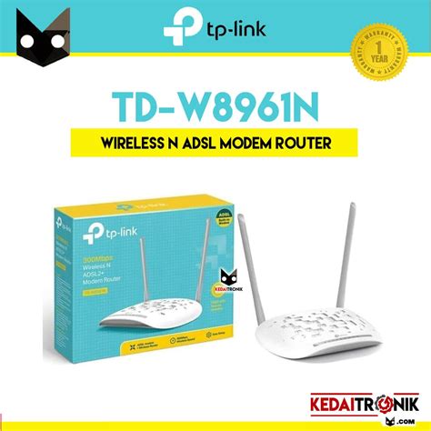 Modem Router TP-LINK TD-W8961N TPLINK ADSL 8961 Wireless N ADSL2 ...