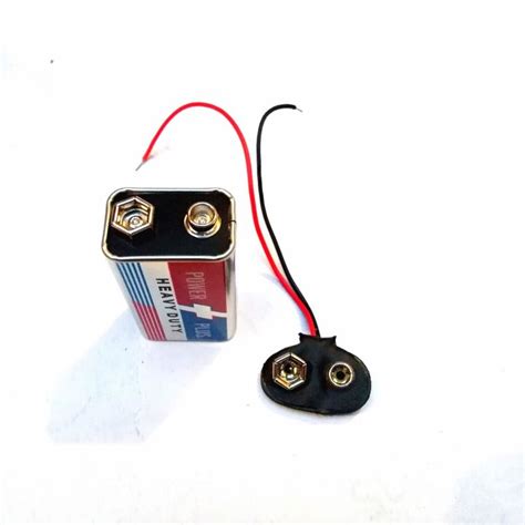 9v Dc Battery Power Cable Plug Clip Jack Connector Daraz Pk