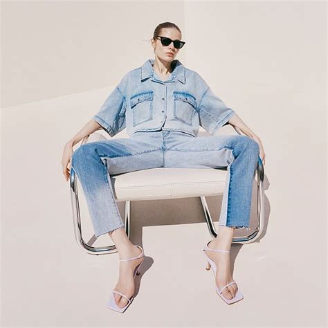 플랩 포켓 데님 셔츠 Sivillage