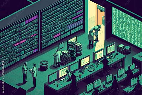 Data Mining Operation With Teams Of Data Miners Analyzing Massive Amounts Of Structured And