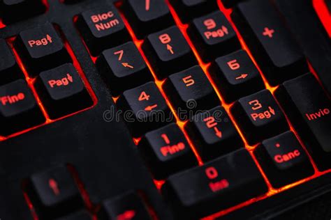 Numeric Keypad On Keyboard Stock Image Image Of Letters 144285557