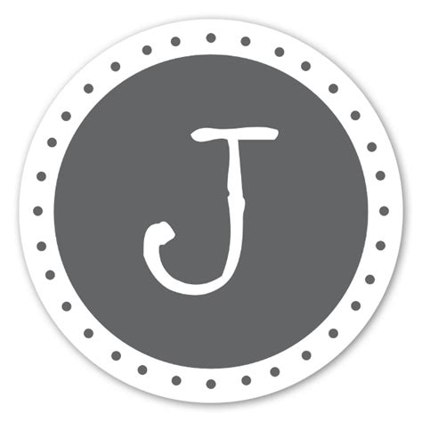 Buy This J Monogram Stickers Stickerapp Shop