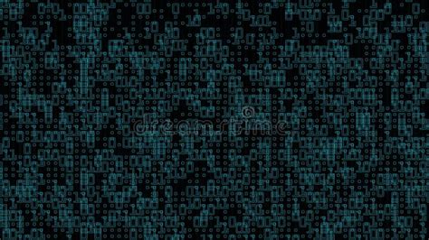 high speed digital binary data flickering background 4k animation stock