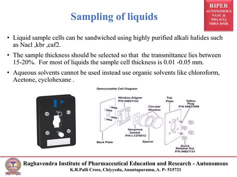 Sampling Techniques In IR Spectroscopy PPTX Chemistry Science