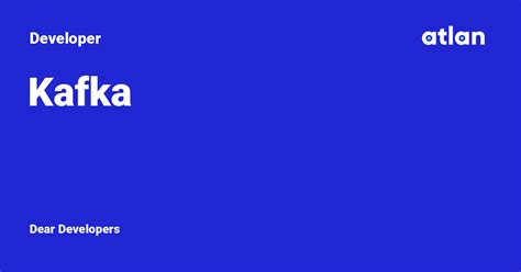 Kafka Developer