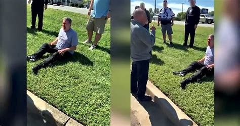 Registered Sex Offender Peeps Under Bathroom Stall Dads Catch Him R Taphaps