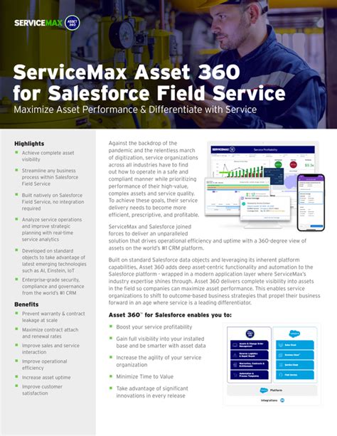 Asset 360 For Salesforce Field Service Servicemax