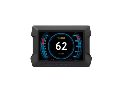 Onboard DISPLAY LCD GPS Speedometer With Built In Multi Axis Gyro And Suction Cup