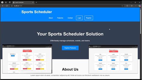 sports sheduler the web dovelopment project using nodejs expressjs postgresql youtube