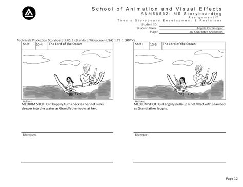 The Animators Journal Storyboards