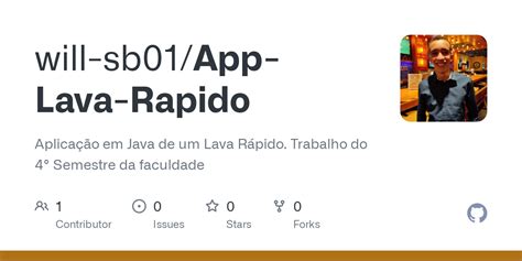 Github Will Sb01app Lava Rapido Aplicação Em Java De Um Lava Rápido