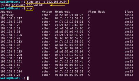 The “arp” Command In Linux 7 Practical Examples