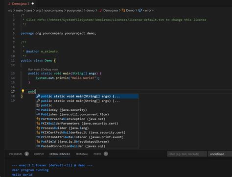 Oracle Java Platform Extension for Visual Studio Codeを使ってみた CARTA