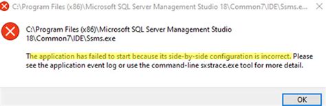 The Application Failed To Start Because Its Side By Side Configuration