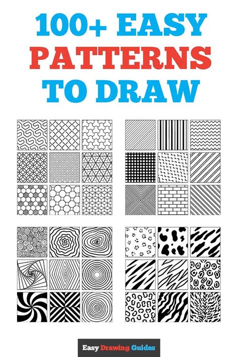 108 Easy Cool Patterns To Draw For Beginners Really Easy Drawing Tutorial En 2024
