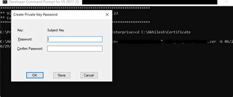 Generating Certificate And Private Key Files