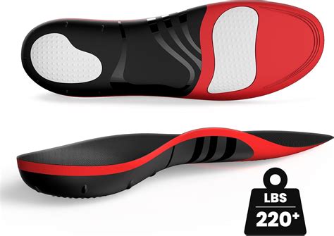 Plantar Fasciitis Insoles For Men Women Welnove 220 Lbs