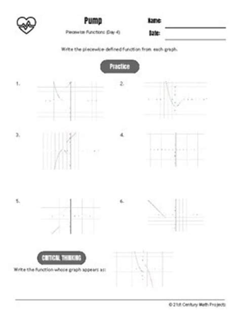 Piecewise Functions Notes Editable Slides Homework Practice And Test