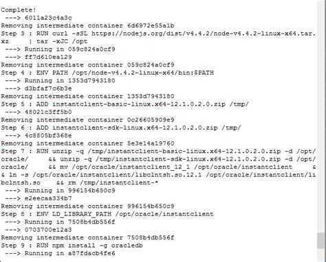 Create An Oracledb Enabled Nodejs Application Container Conclusion Amis Technology Blog