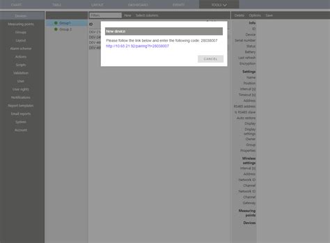Software Overview Rms Monitoring Software Working With The Rms Software Configure Rms