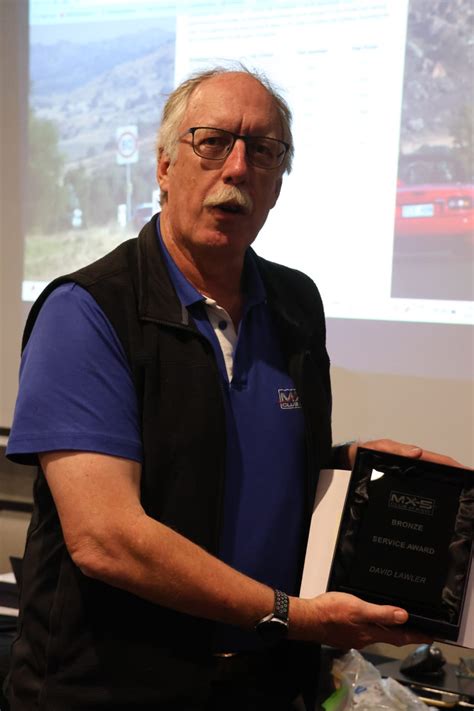 Service Award Mx 5 Club Of Nsw