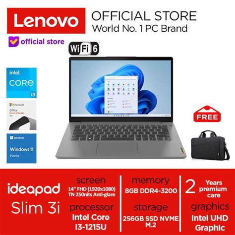 Promo Lenovo Ideapad Slim I I U Gb Ssd Gb Fhd Win Ohs Diskon Di Seller Lenovo