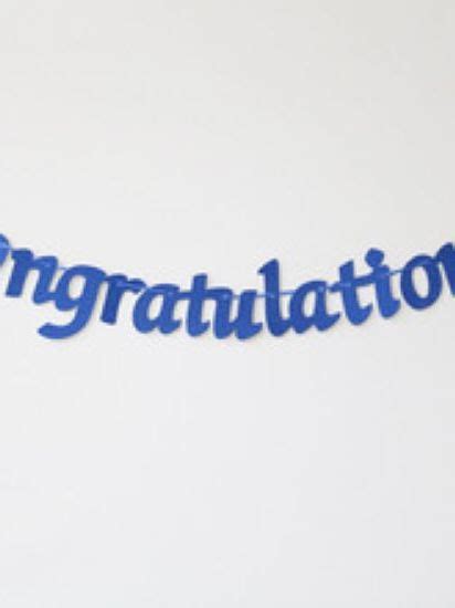 ป้ายห้อยตกแต่ง ฉลองความสำเร็จ แสดงความยินดี คอนเกรท คอนเกรททูเลชั่น 6 10cm 80cm Paper Bunting