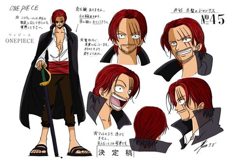 Shanks One Piece Model Sheets N 45 En 2024