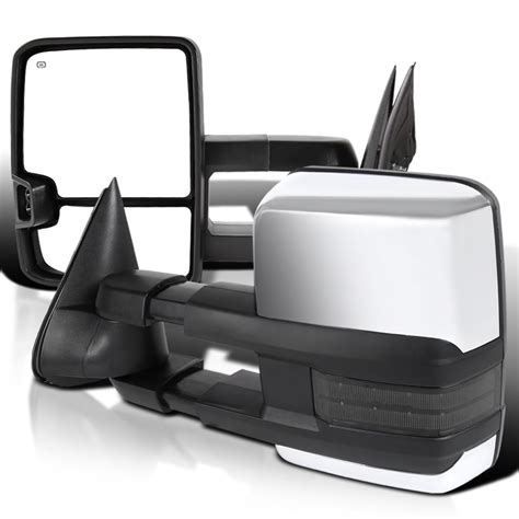 Spec D Tuning Facelift Style Power Heated Tow Mirrors Wsmoke Led