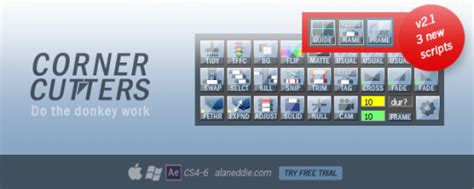 Corner Cutters V21 Script For After Effect Visualstorms