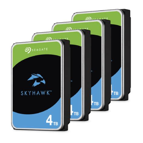 Seagate St4000vx016 Skyhawk 4tb Sata Hard Drive W 5400rpm 6gb S 256mb
