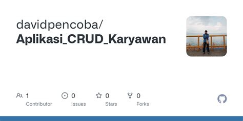 GitHub Davidpencoba Aplikasi CRUD Karyawan