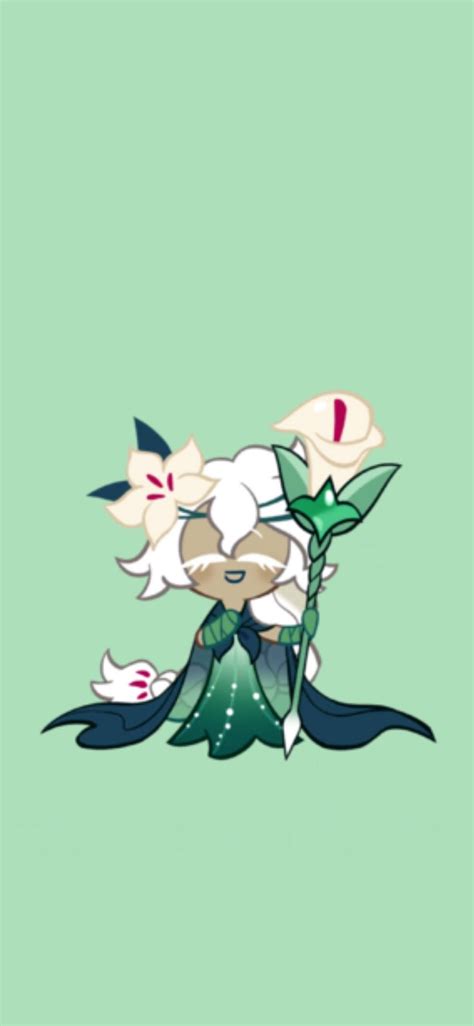 Elegant White Lily Cookie Wallpaper For Your Device