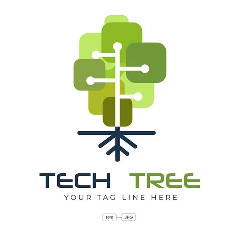 Pixelated Tech Tree Logo Vectors Illustrations For Free Download