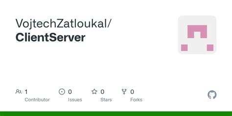 Github Vojtechzatloukalclientserver