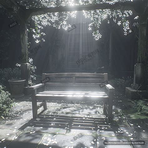 Ai创作图暖阳下的长椅 斜阳下的长椅 文艺长椅场景 森系场景萧条场景 树荫下坐凳 阳光下的长椅 树荫下的座椅 花间休息长凳 阳光与长椅 林中长椅长凳 带贴图灯光场景 阳光与休息座椅 长条椅背景