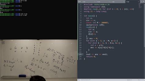 モノグサプログラミングコンテスト2022（atcoder Beginner Contest 249）前半 Youtube