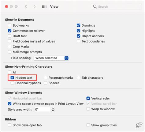 How To Use Hidden Text In Microsoft Word On Windows And Mac