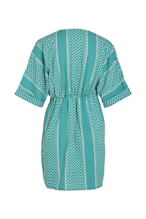 Vestido Mini Manga Corta Viami Verde Alhambra Talla 42 Color Verde Alhambra