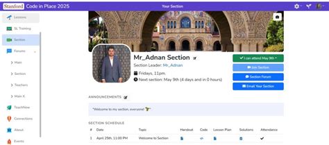 Codeinplace2025 Python Teaching Computerscience Mentorship