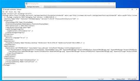 Windows 10 Uwp 44 Of N Msix 應用程式封裝工具 Part 2 Msix Packaging Tool 編輯msix 檔案 Uwp 開發 點部落