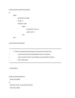 Stored Procedures Docx