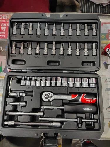 Carbon Steel 42pcs Spanner Socket Set 1 4 Yato Europian Brand Drive Size 1 4 Inch Model