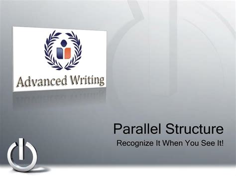 Ppt Parallel Structure Powerpoint Presentation Free Download Id