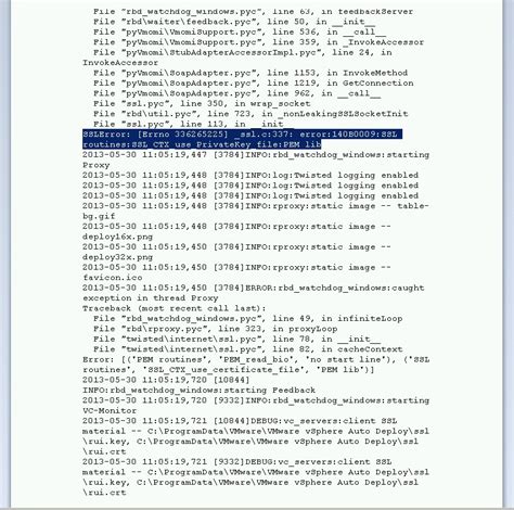 Vmware Auto Deploy Error Sslerror Errno 336265225 Sslc337 Error