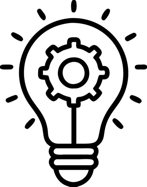 Innovative Light Bulb With Gear Symbolizing Creative Ideas And Problem Solving Design 59084921