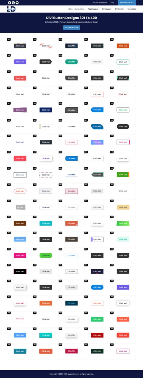 advanced divi button designs
