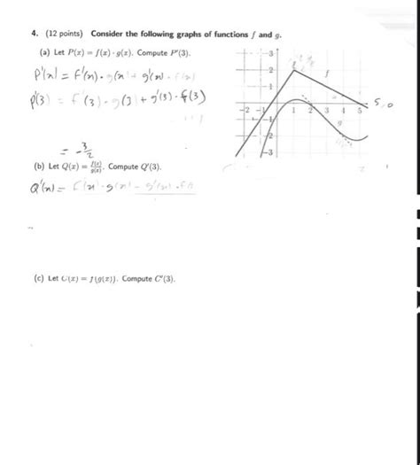 solved 4 12 points consider the following graphs of